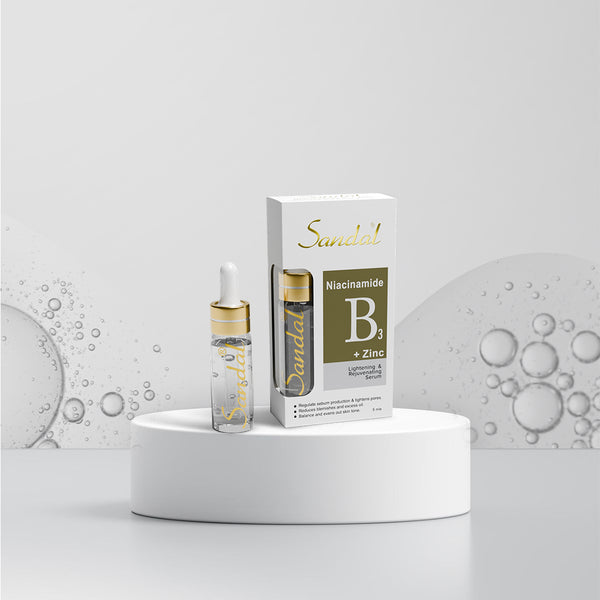 Sandal Niacinamide B3 + Zinc Serum – Pore Refining & Skin Balancing